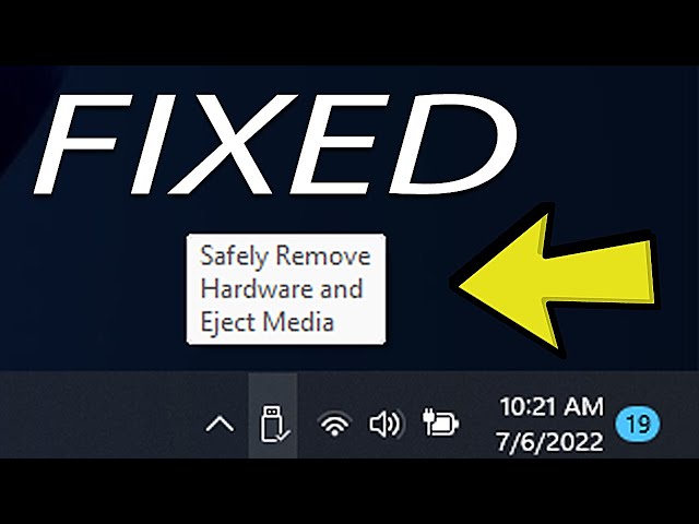 Safely Remove Device Safely Remove Device