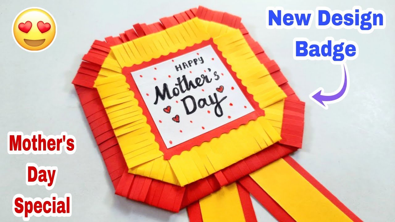 Mother’S Day Badge Craft For Kids – WDLO