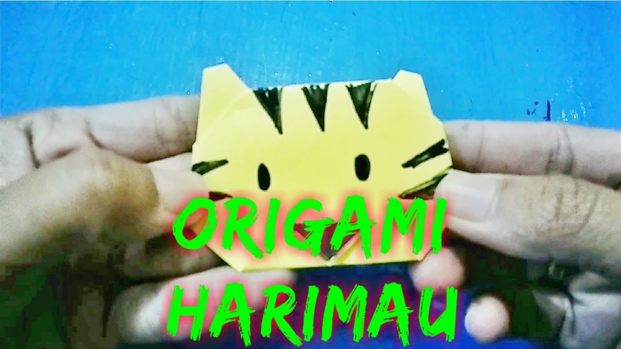 Kreasi Origami Harimau untuk Anak PAUD / TK | Tema Binatang, Subtema ...