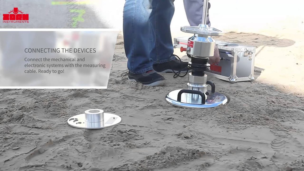 Dynamic Plate Load Test LWD ZFG3000 Mounting - YouTube