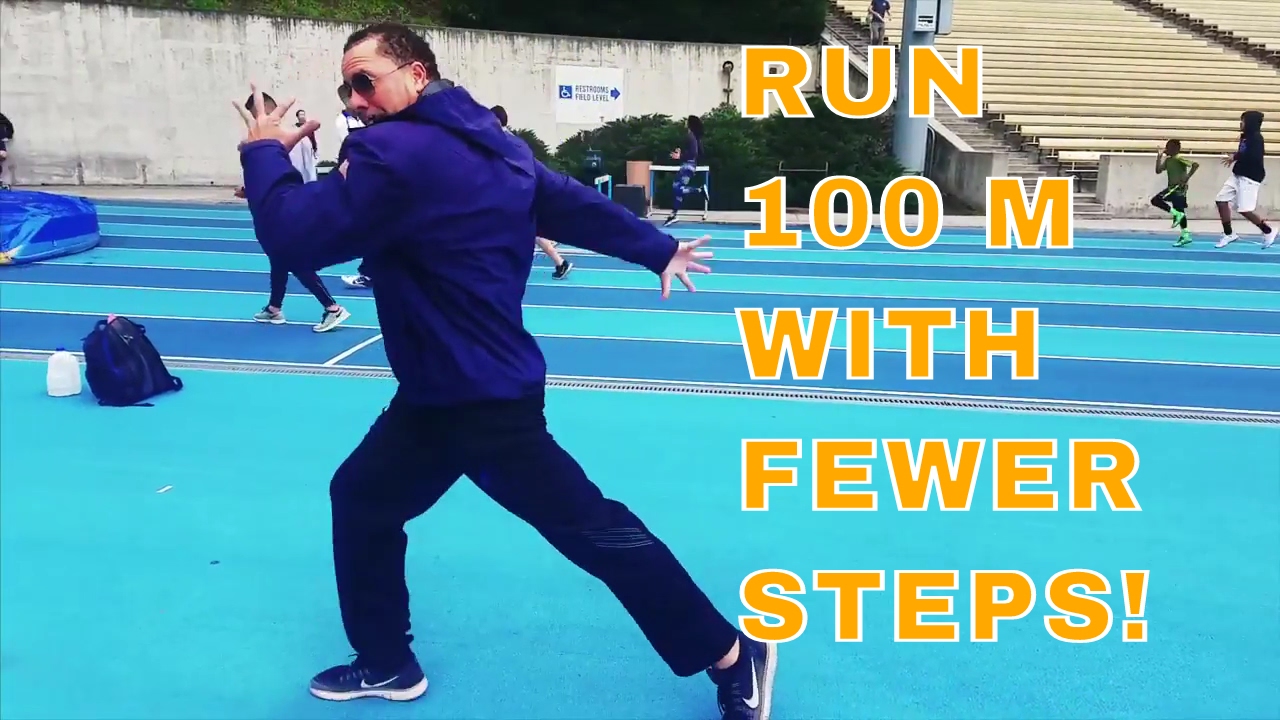 HOW TO RUN THE 100 WITH FEWER STEPS - YouTube