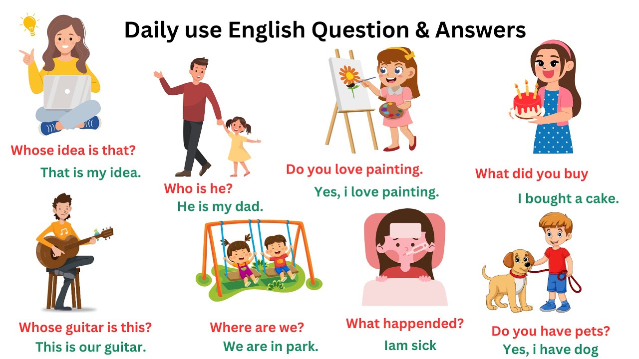 Daily use English Question & Answers | Improve English | Joy Kids - YouTube