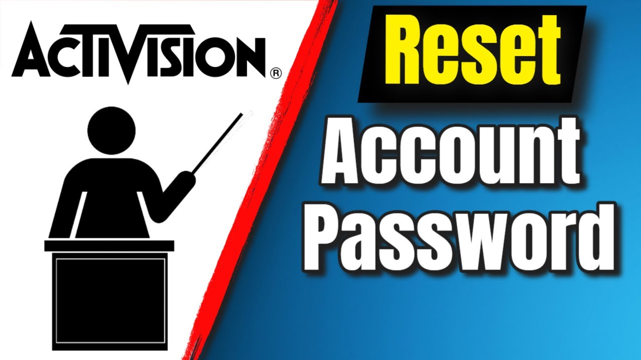 How To Reset Activision Password - YouTube