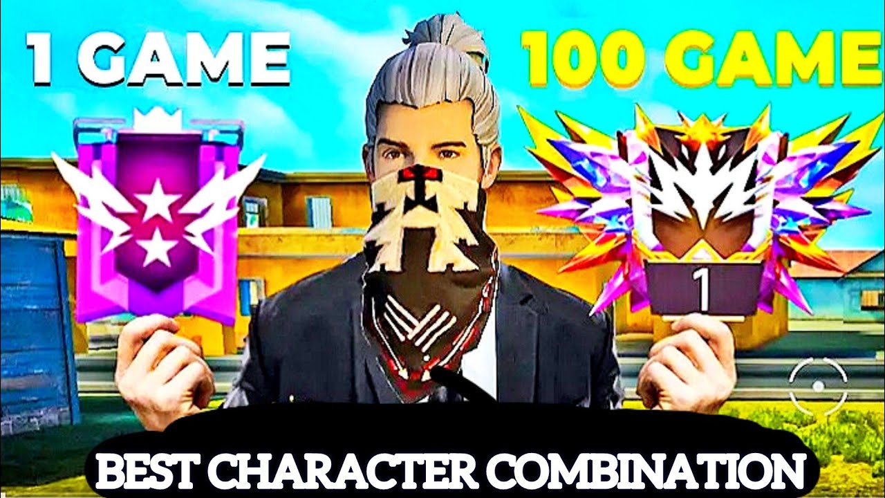 Best Character Skill Combination | Free Fire Solo Rank Pushing With ...