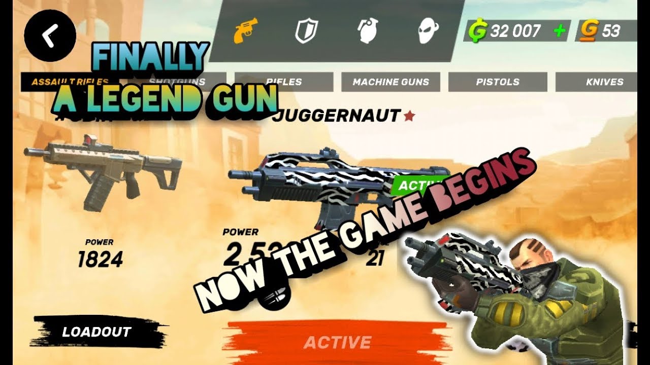 Guns of Boom : I FINALLY BOUGHT THE JUGGERNAUT || Best AR in the Game ...