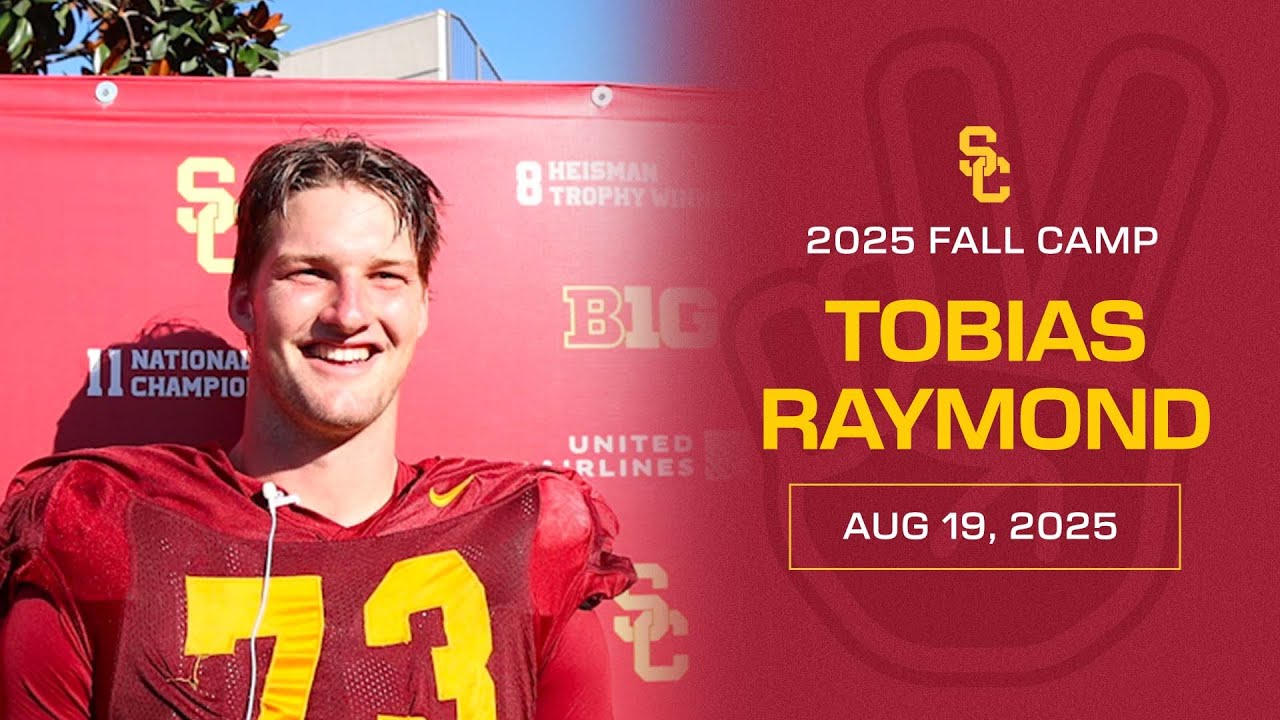 USC OL Tobias Raymond | Tuesday of Mock Game Week - YouTube