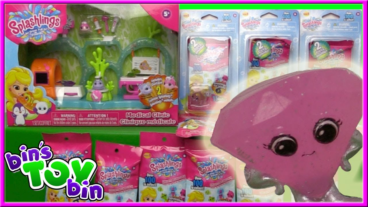 SPLASHLINGS MEDICAL CLINIC & BLIND BAGS! | Opening By Bin's Toy Bin ...