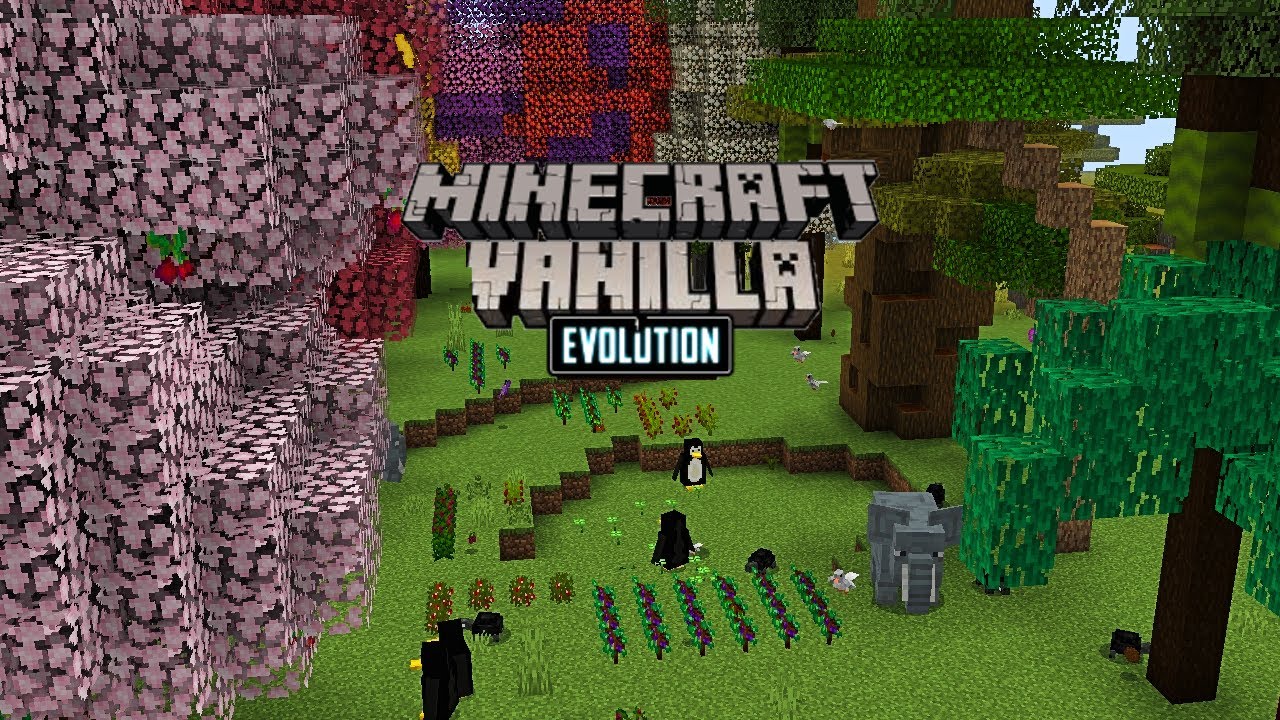 MINECRAFT VANILLA EVOLUTION Addon MCPE || Mod Survival para Minecraft PE - YouTube