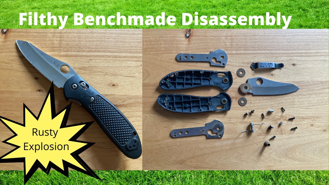 Benchmade Griptillian Disassembly Tutorial - YouTube