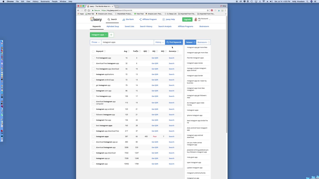 Jaaxy Keyword Research Tool Tutorial - YouTube