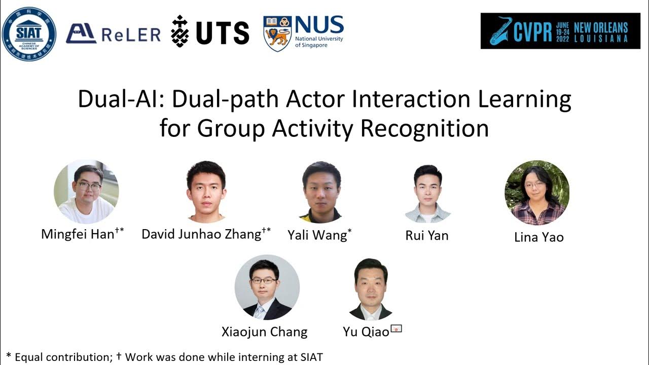 Dual-AI: Dual-path Actor Interaction Learning for Group Activity Recognition - CVPR 2022 (Oral ...
