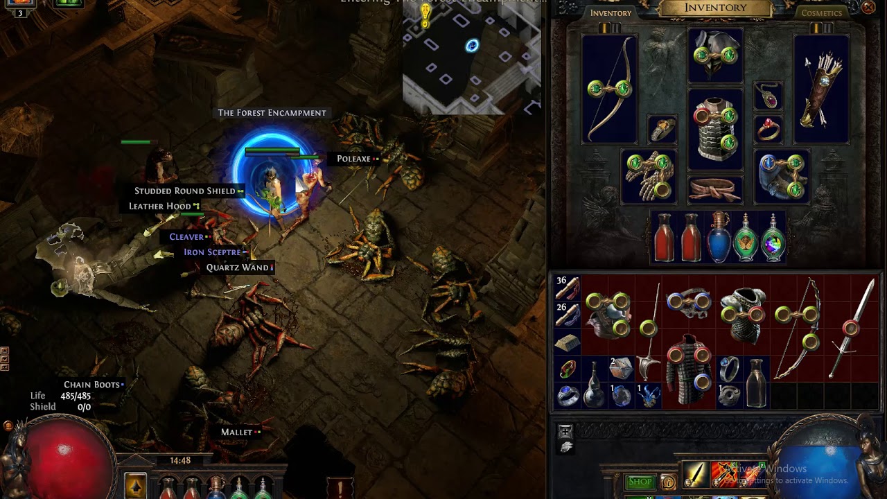 Path Of Exile - The Crypt Level 2 - YouTube