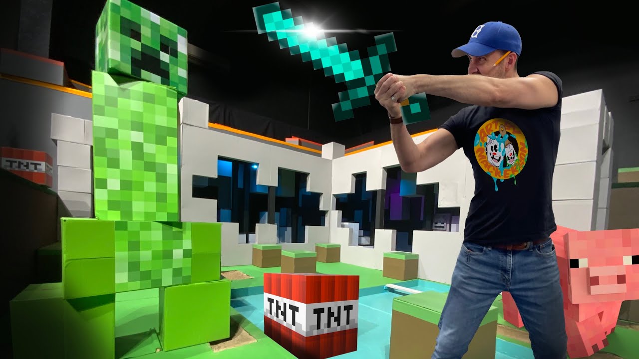 Team Edge “Minecraft” Golf Course IRL (How it was made) - YouTube
