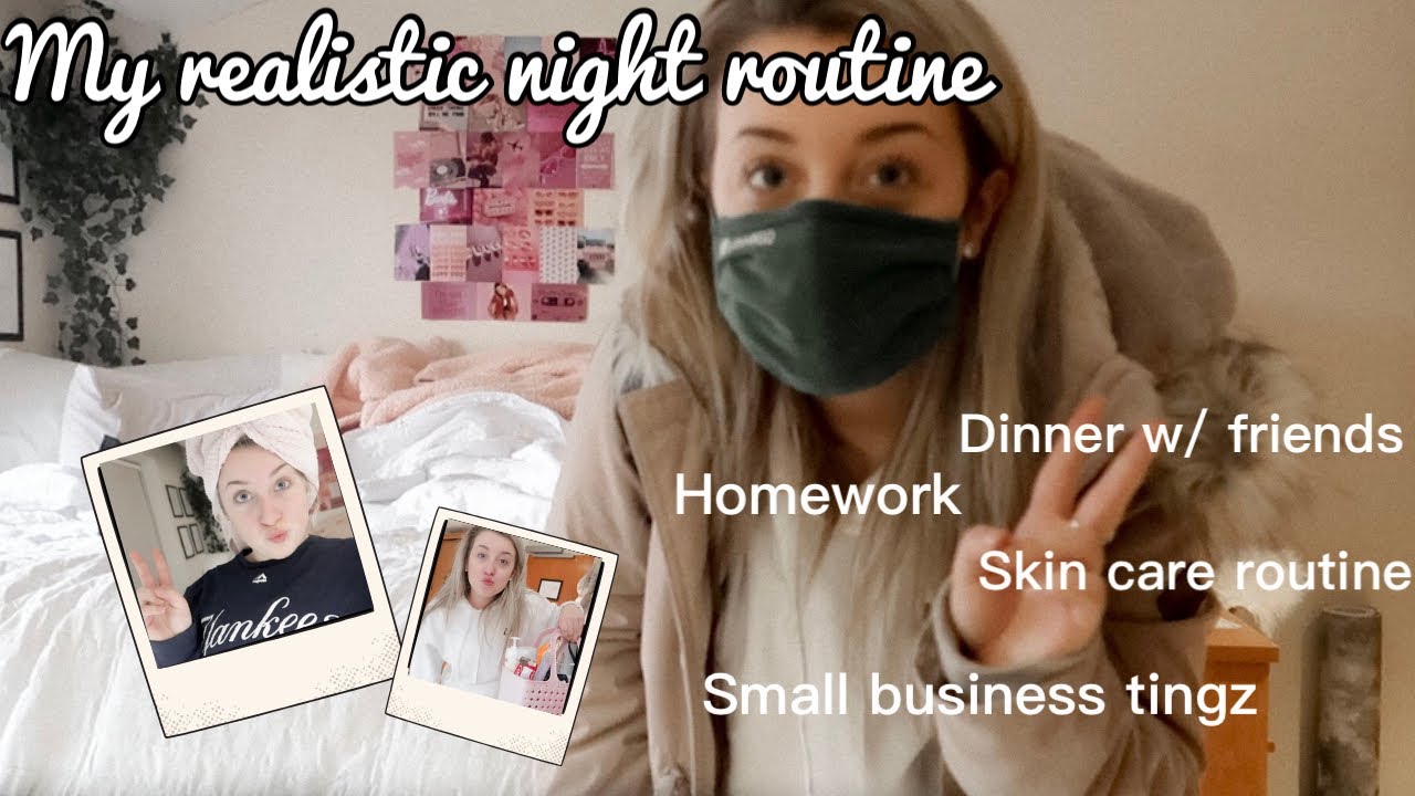 MY *REALISTIC* COLLEGE NIGHT ROUTINE - YouTube
