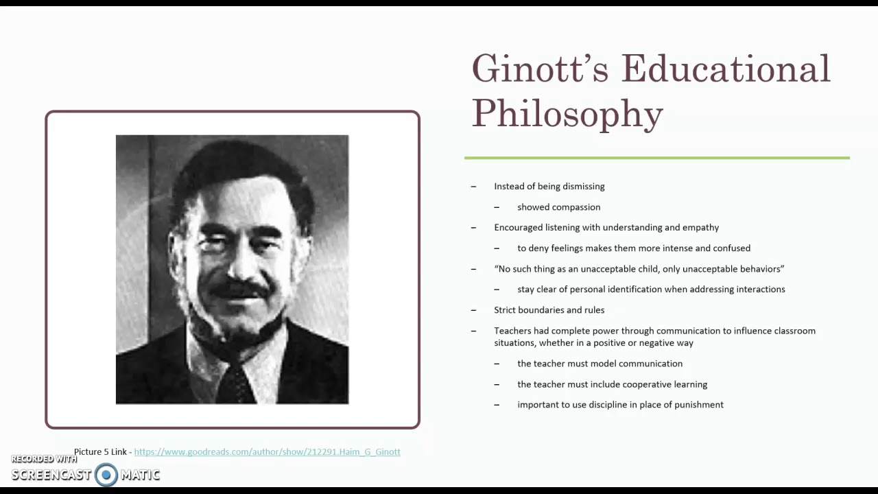 Haim Ginott Presentation - YouTube