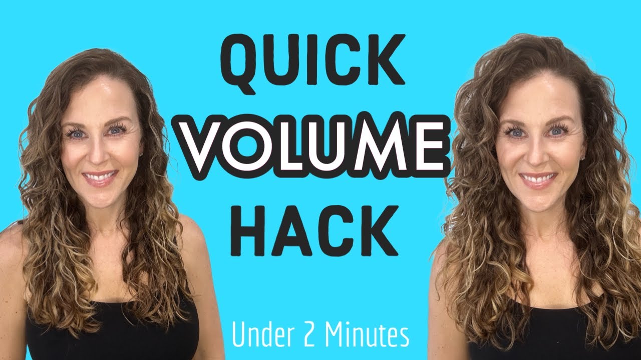 Add VOLUME To Your Wavy or Curly Hair - FAST and EASY - YouTube