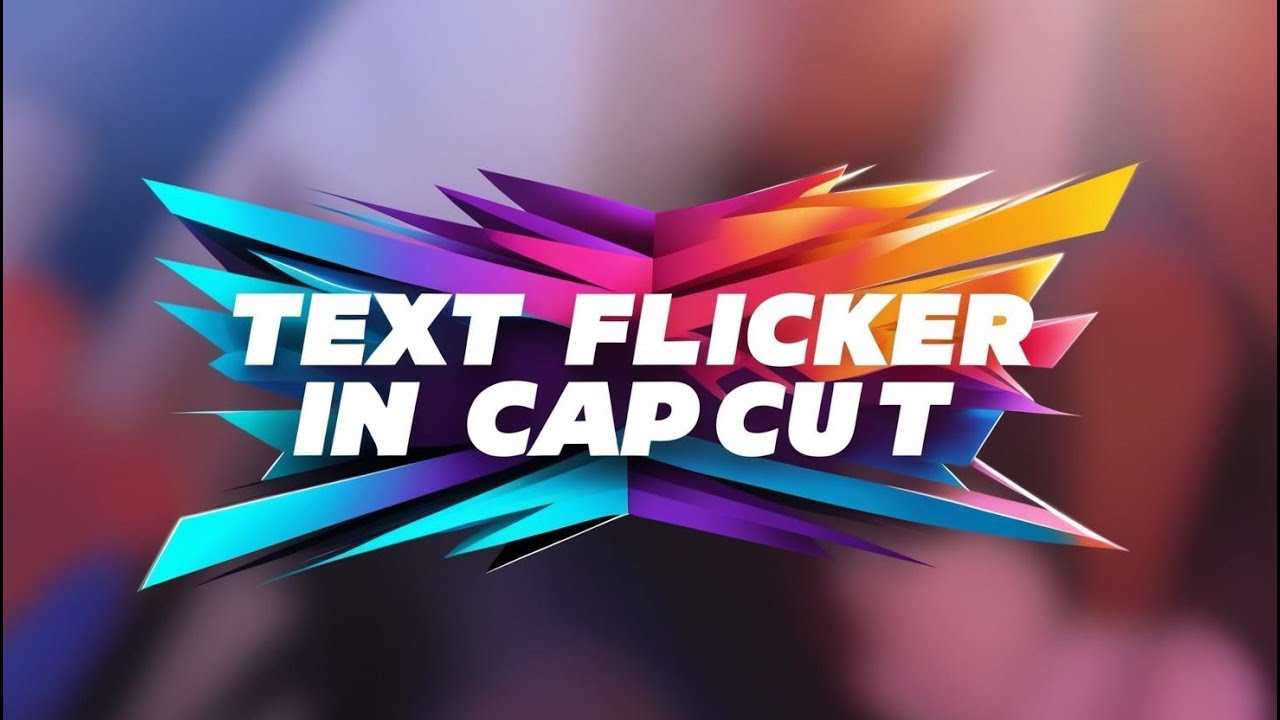 How to Create Text Flicker Effect in Capcut Tutorial - YouTube