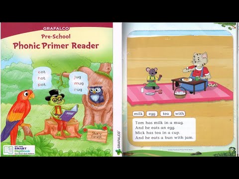 | SIMPLE SENTENCES | K. G. | ENGLISH | PRE -SCHOOL PHONIC PRIMER READER ...