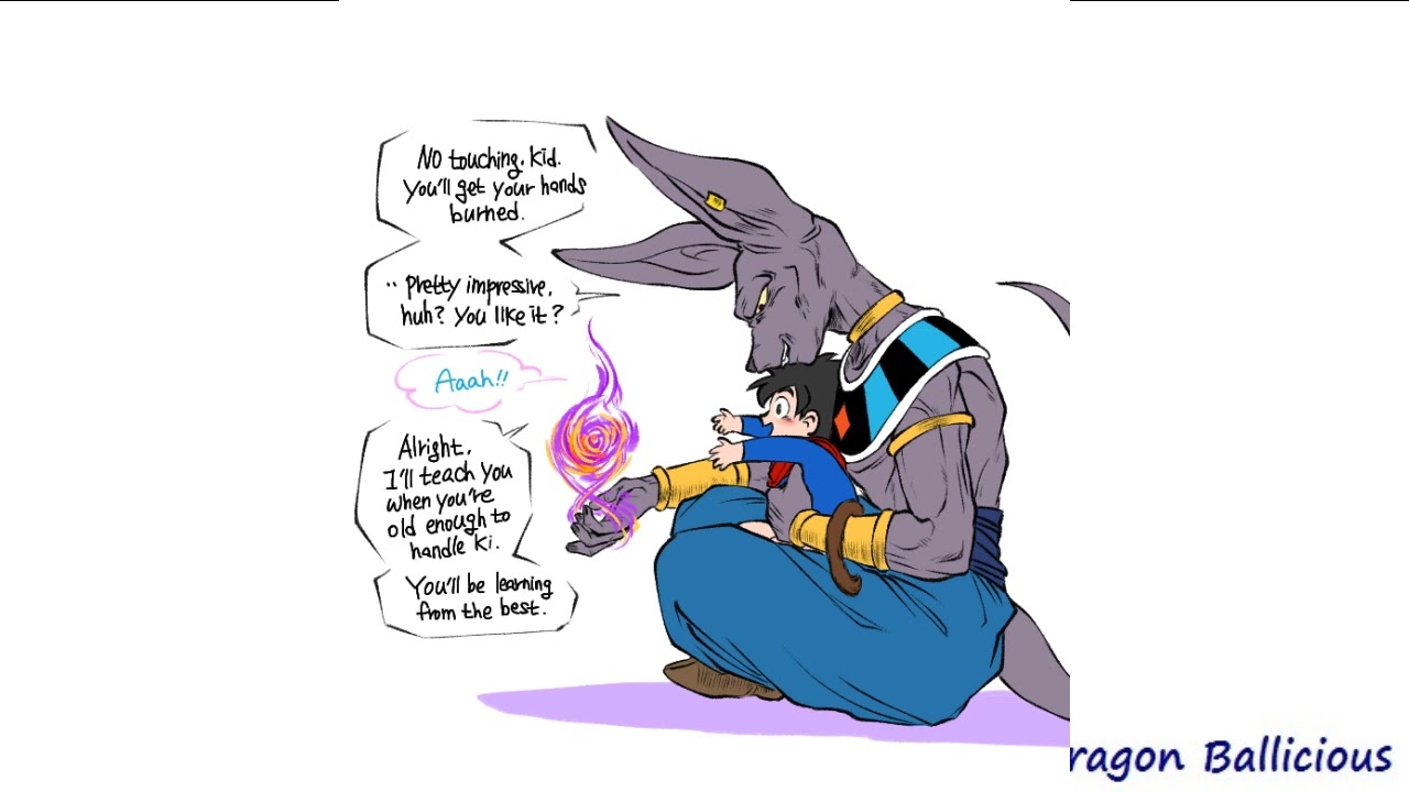 Daddy Beerus || Dragon Ball Funny Comics - YouTube