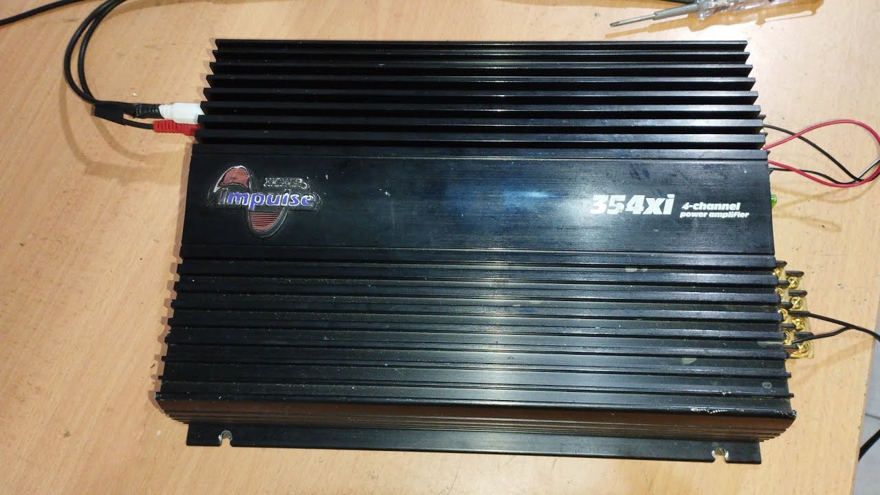 KICKER Impulse 354xi power amplifier - YouTube