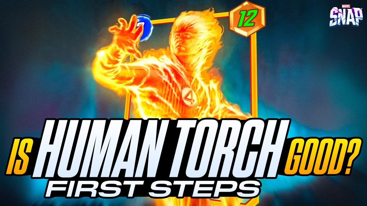This card is PURE FIRE!! An HONEST REVIEW of HUMAN TORCH [Marvel Snap ...