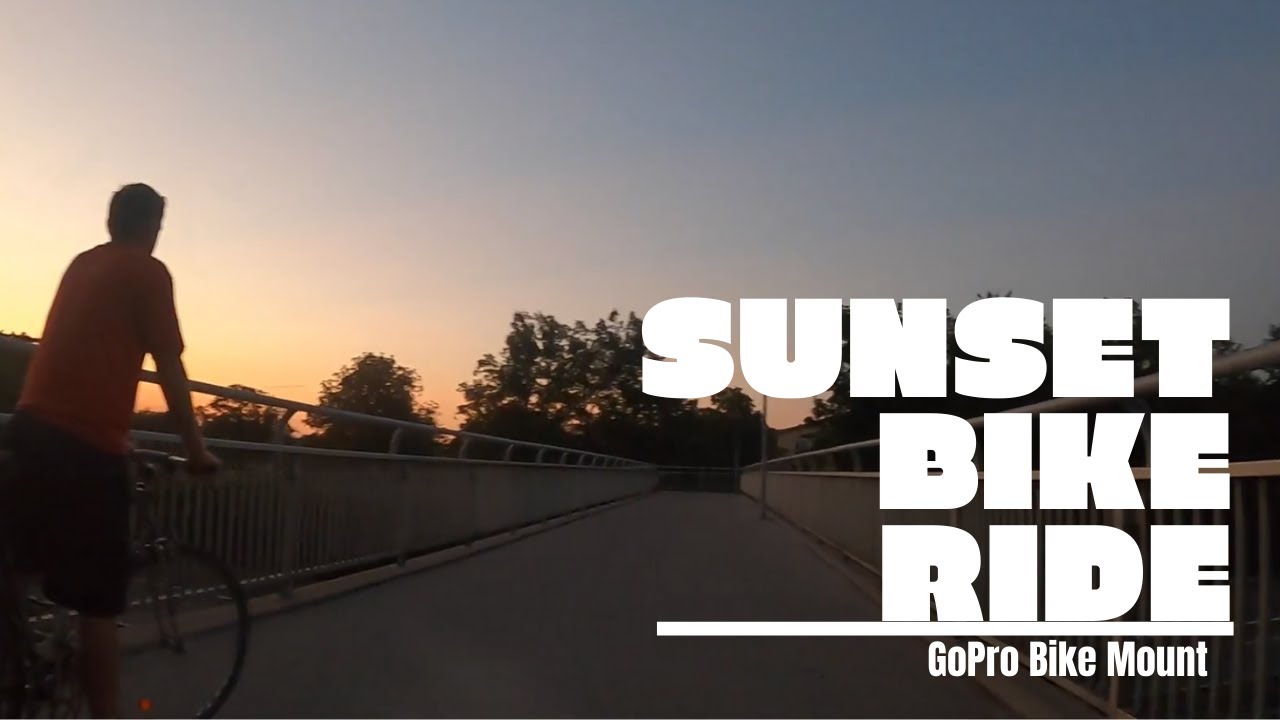Sunset Bike Ride | Trying out GoPro Bike Mount - YouTube