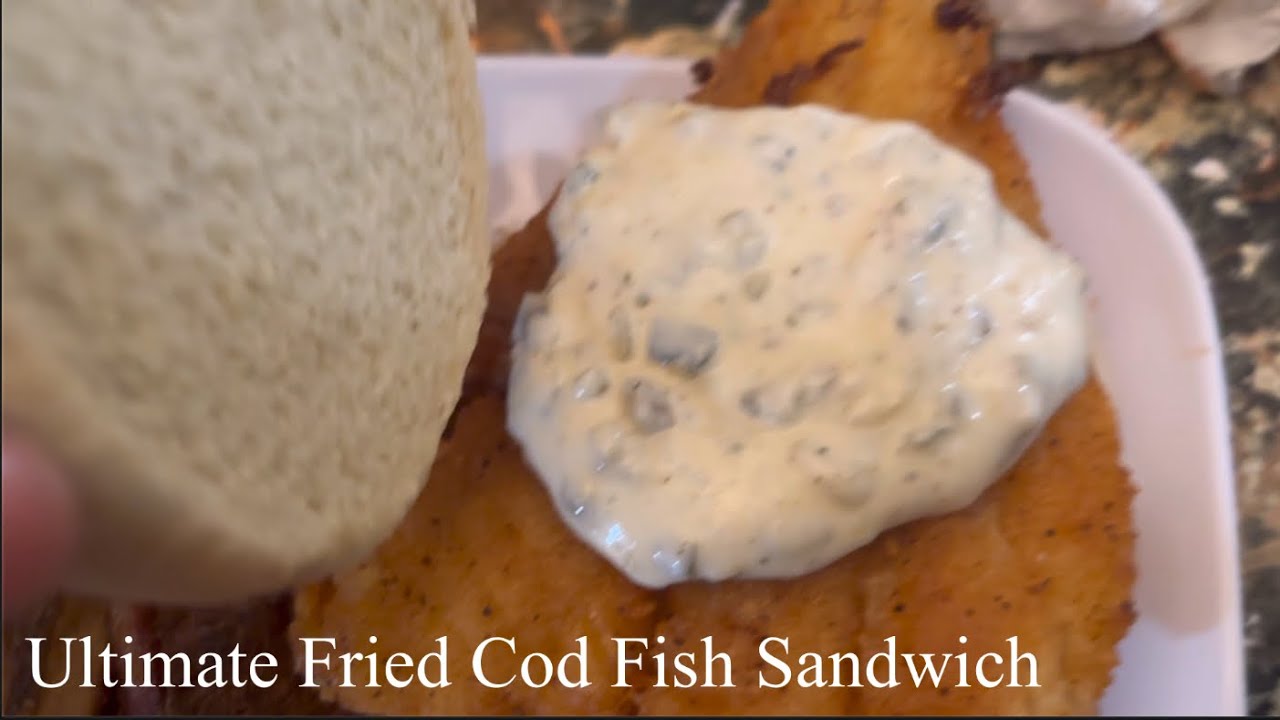 Ultimate Fried Cod Fish Sandwich - YouTube