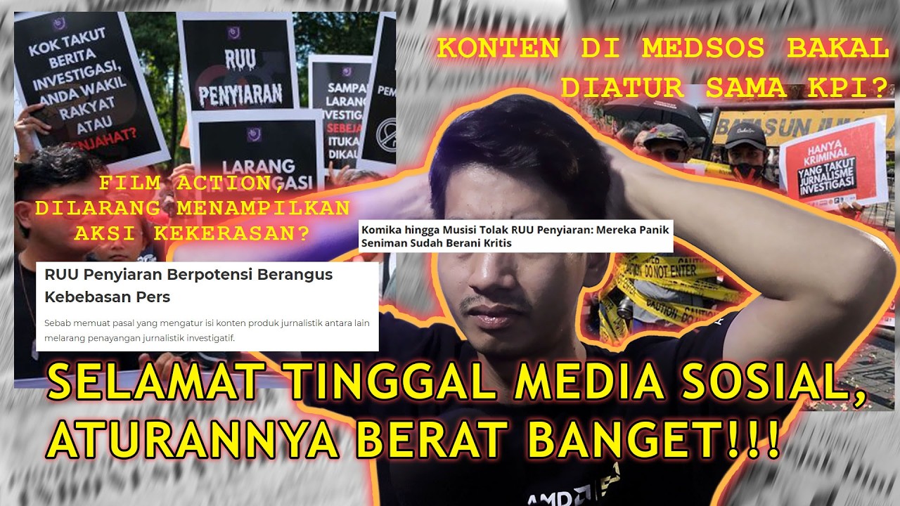 LARANGAN DI DALAM DRAFT RUU PENYIARAN BATASI KONTEN KREATOR DAN ...