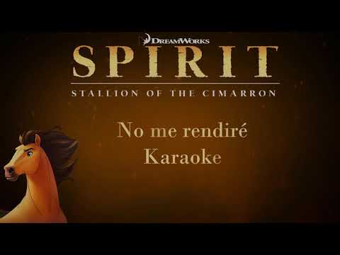 No me rendiré | Spirit | Karaoke🐎🤠 - YouTube