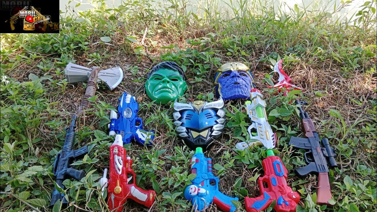 Menemukan Topeng Bima, Hulk, Tanos Kapak Thor, Space Gun, Doraemon ...