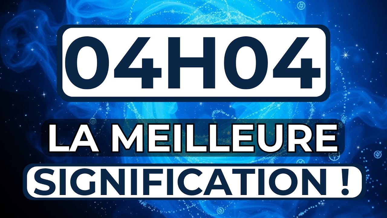 Heure inversée 04h40 : (Signification Numérologie , Anges, Tarot, Amour ...