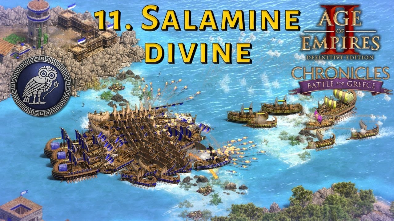 Age of Empires II Battle for Greece 11. Salamine divine - Difficile ...