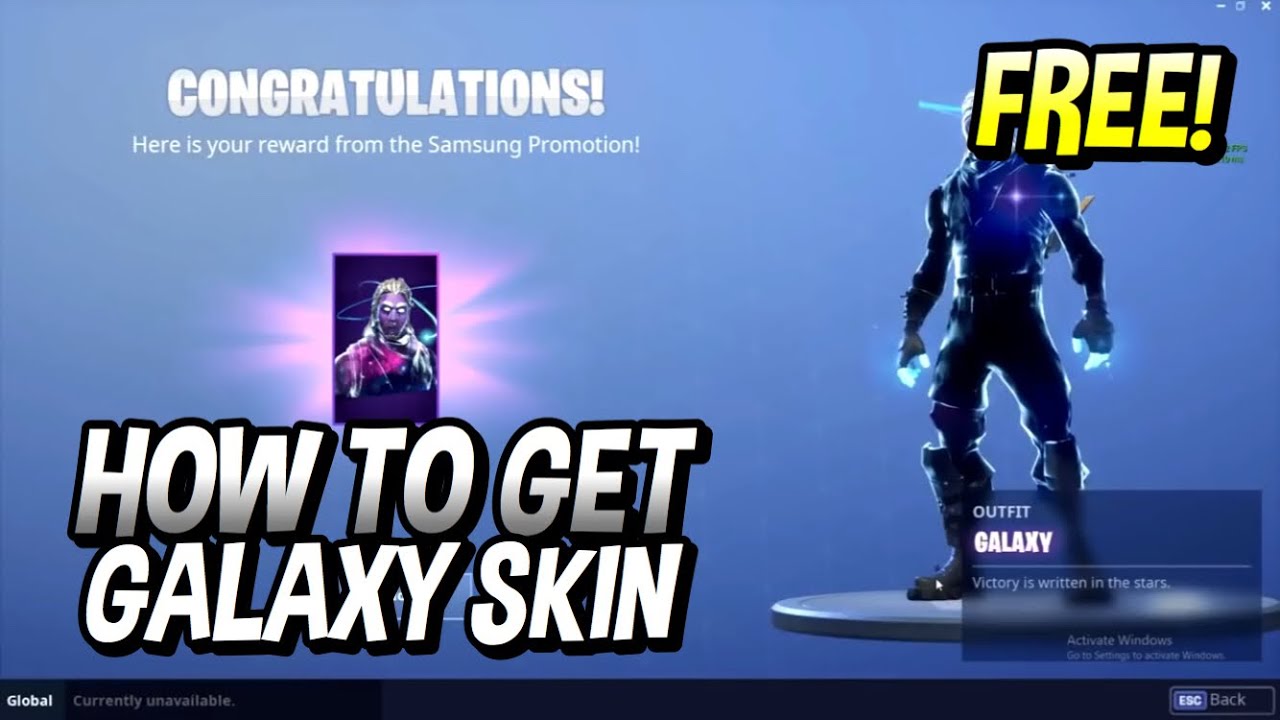 How to Get GALAXY SKIN FOR FREE! GALAXY SKIN STORE METHOD! - YouTube