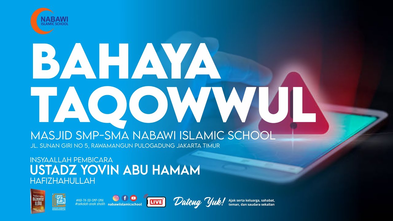 Majlis Ilmu NIS 29 09 2025 I Bahaya Taqawwul I Ustadz Yovin Abu Hamam ...
