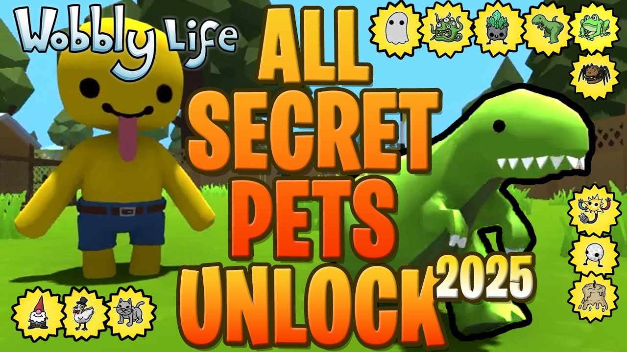 ALL Secret Pets GUIDE 2025+ in Wobbly Life - YouTube