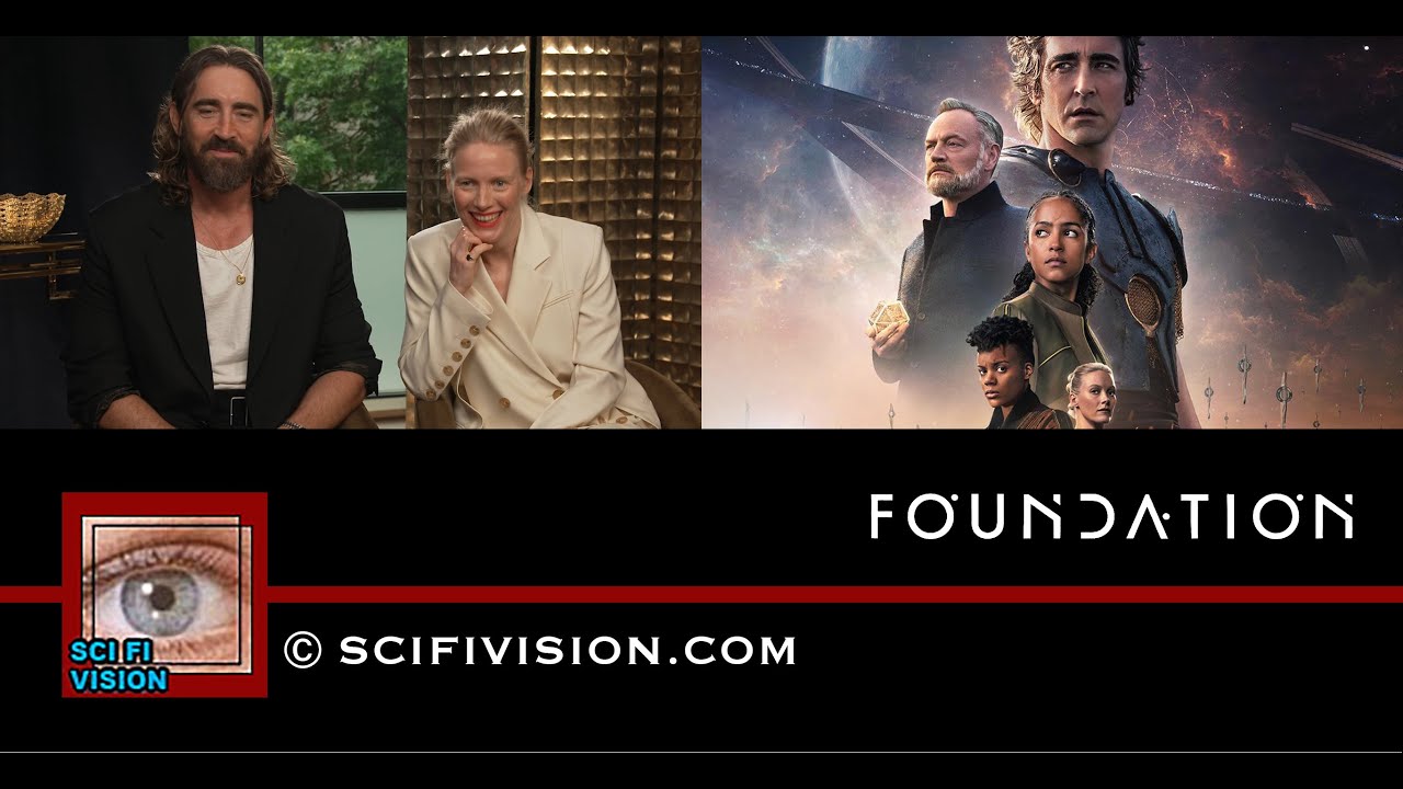 SciFi Vision Exclusive - Lee Pace & Laura Birn - Foundation - 6/28/23 ...
