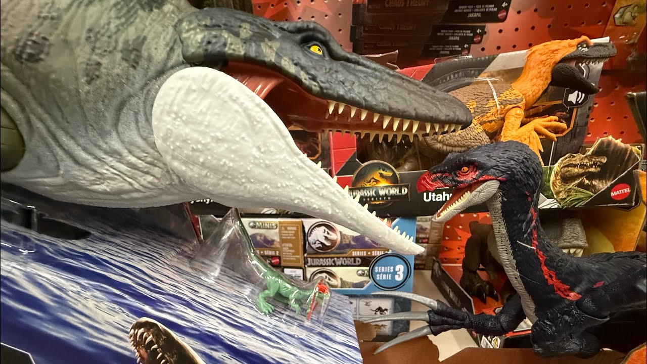 MOSASAURUS The Meuse Lizard! … Jurassic World Rebirth: BITE N BLAST ...