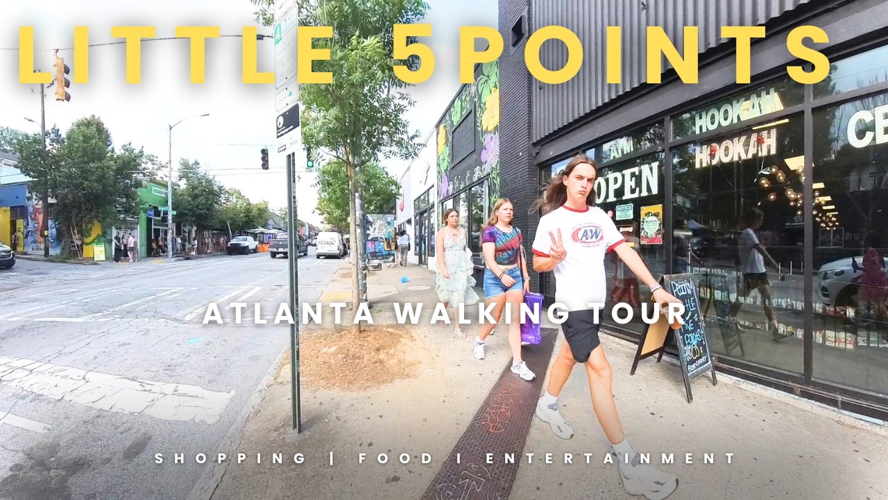 Atlanta [Little 5 Points] Walking Tour - YouTube