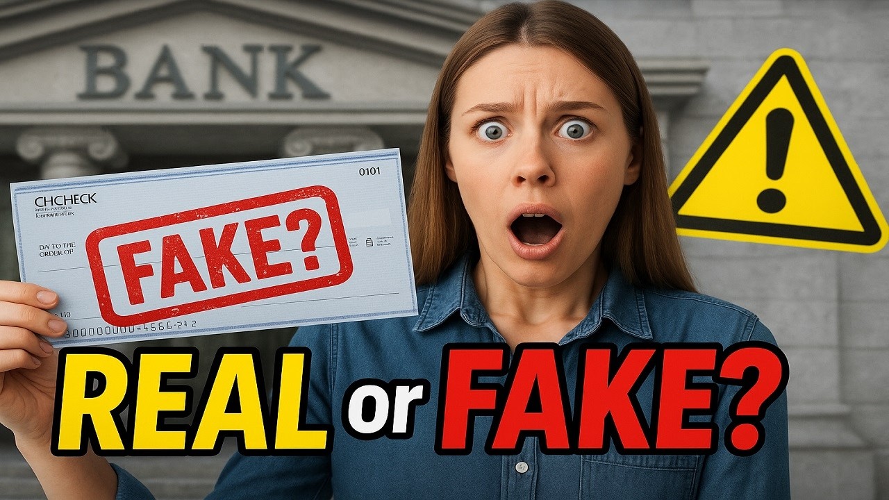 How to Spot a Fake Check FAST | Verify a Check Is Real - YouTube