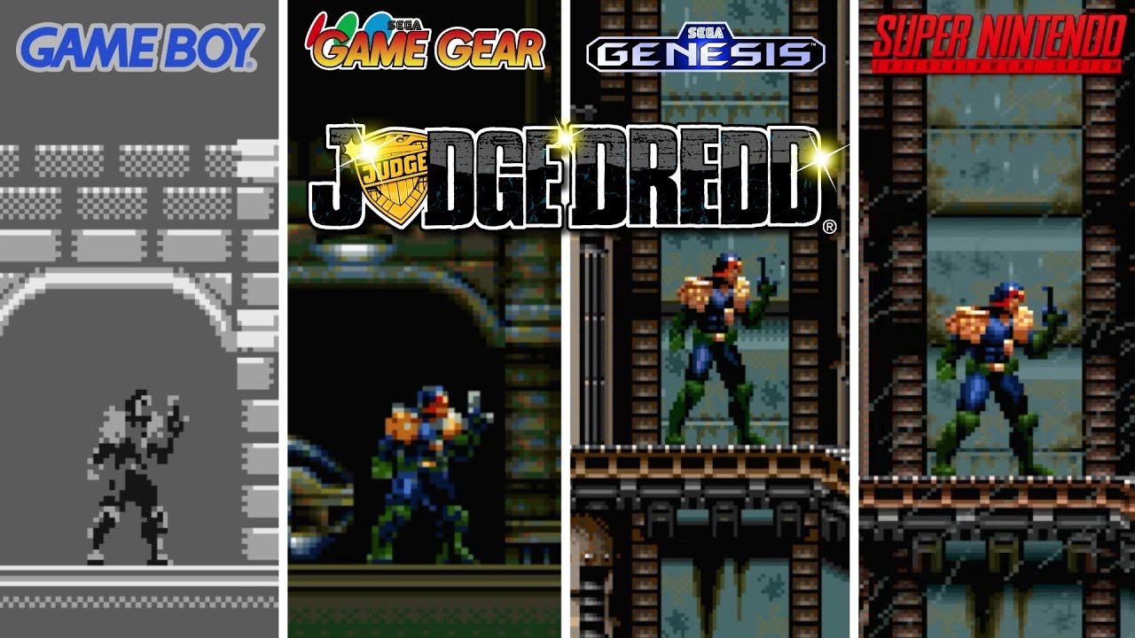 Judge Dredd [1995] Game Boy vs Game Gear vs Genesis vs SNES (Version ...