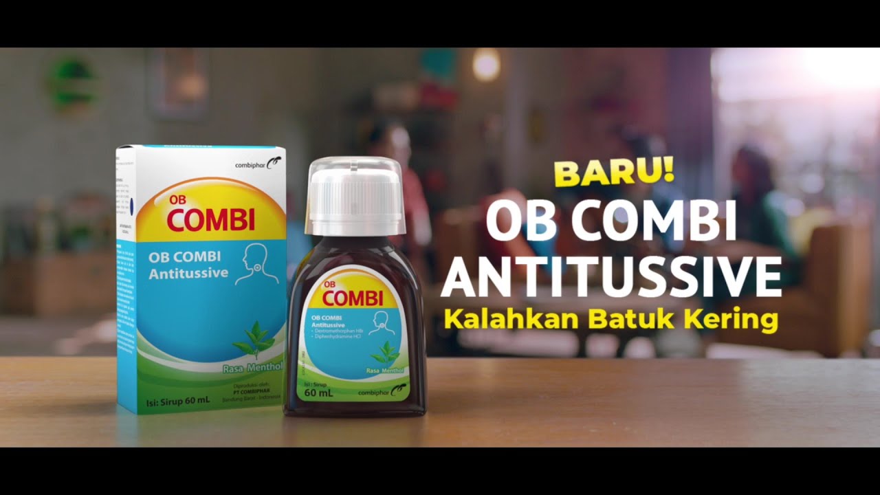 OB Combi Antitussive, Kalahkan Batuk Kering - YouTube