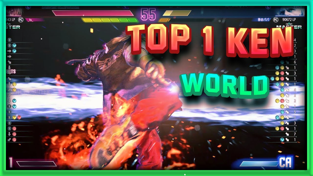 Top 1 Ken World 🐲 _ts_ Street Fighter 6 Matchs 🐉 - YouTube