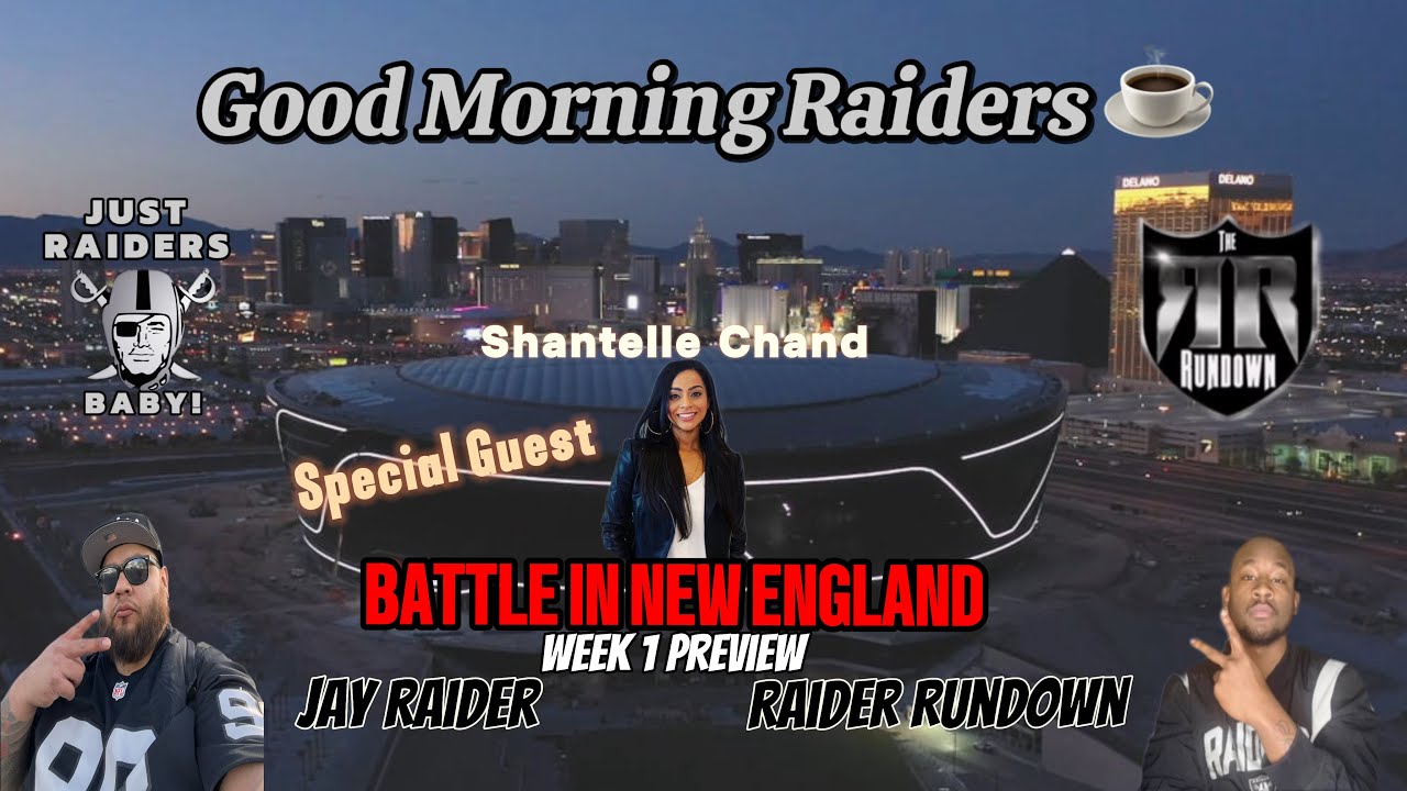 Battle In New England – Week 1 Preview | Good Morning Raiders ☕️ - YouTube