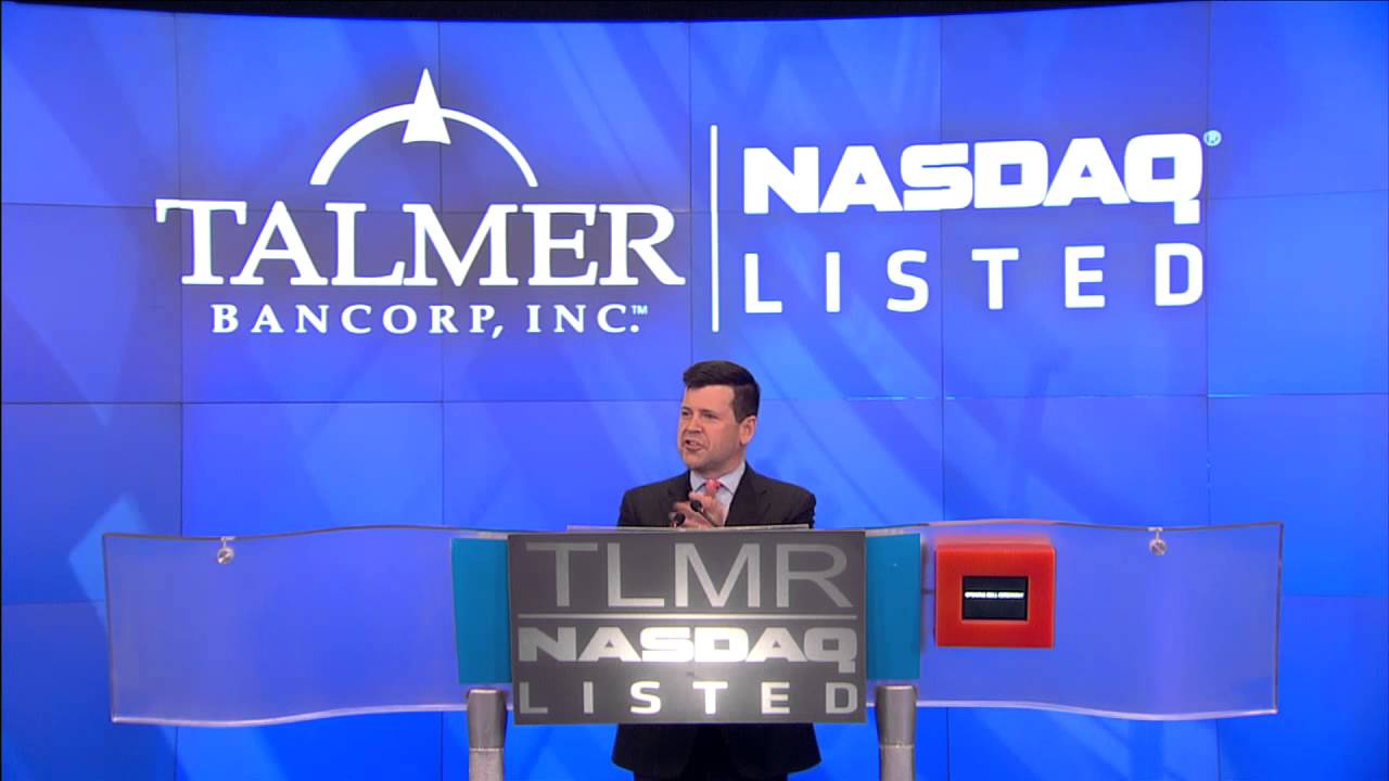 Talmer Bancorp, Inc. at NASDAQ with David T. Provost and Gary Torgow ...
