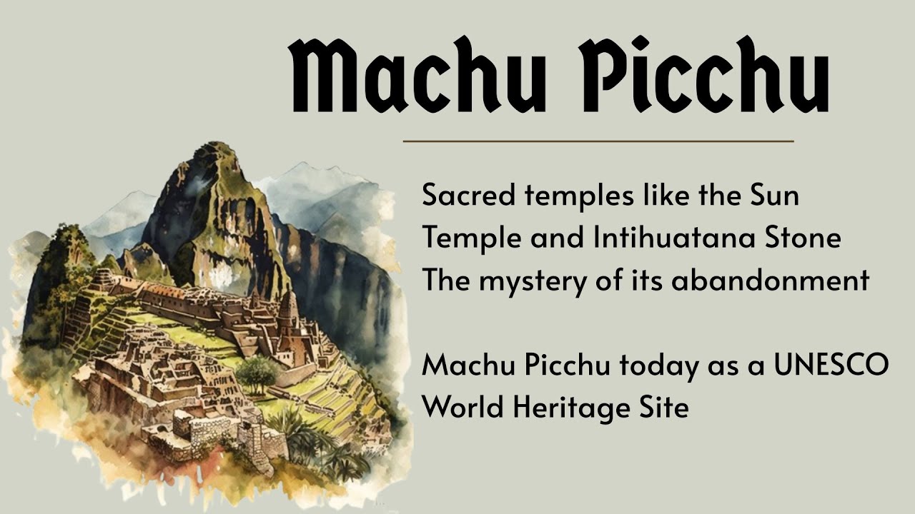 Machu Picchu: The Lost City of the Incas | Easy English Documentary ...