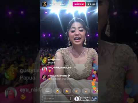 Dewi persik(DP) live ig