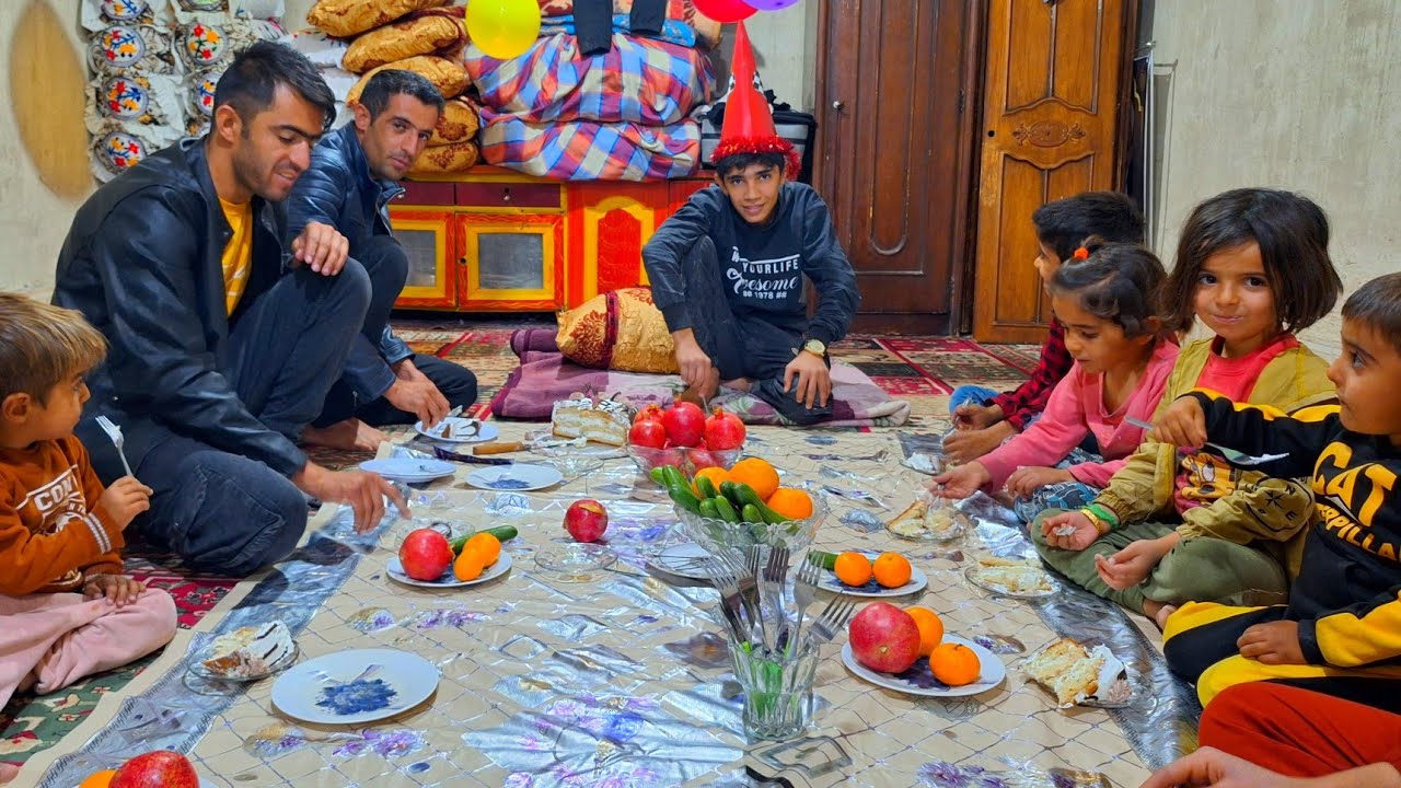 Hadi's birthday and the invitation of Hashem and Ali from Chovil family ...