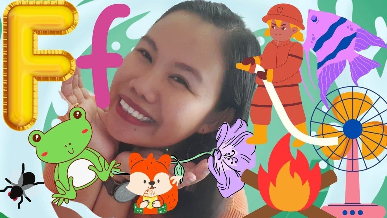 Online learning (Letter Ff) for Preschoolers and Kindergartens # ...