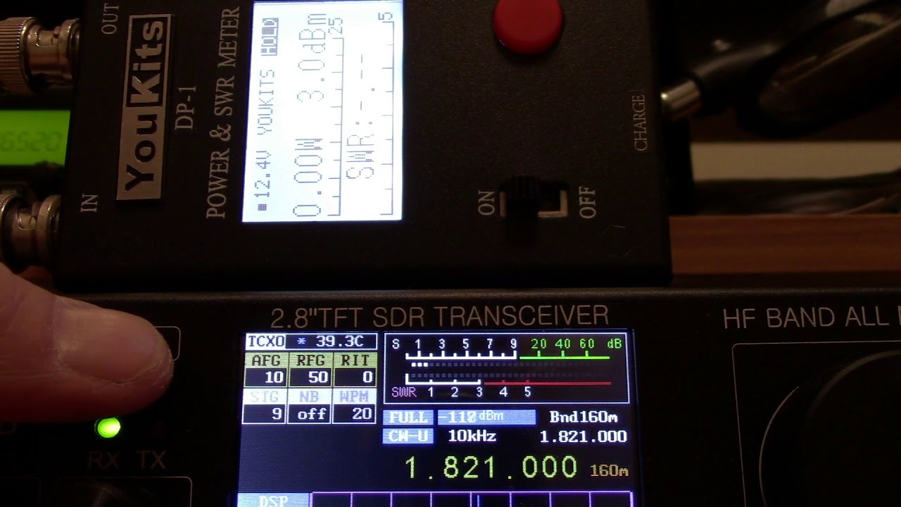 mcHF Chinese Clone high power output test Aug 27 2017 - YouTube