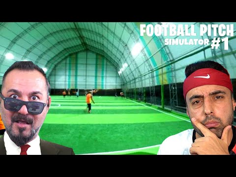 KENDİ HALI SAHAMIZI AÇTIK 😱 İLK GÜNDEN BATIYORUZ ! SESEGEL VE ÜMİDİ FOOTBALL PİTCH SİMULATOR #1